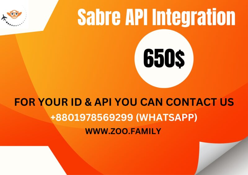 Sabre API Integration | Zoo Travel Technology
